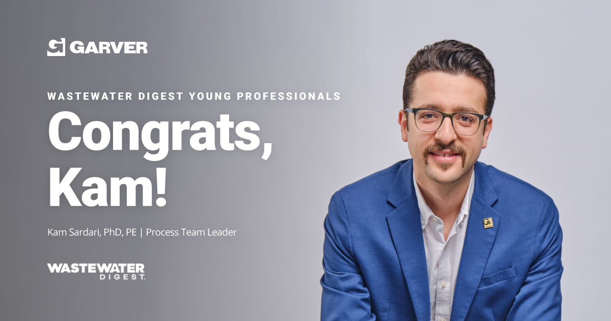 Sardari named to Wastewater Digest’s Young Professionals - Garver