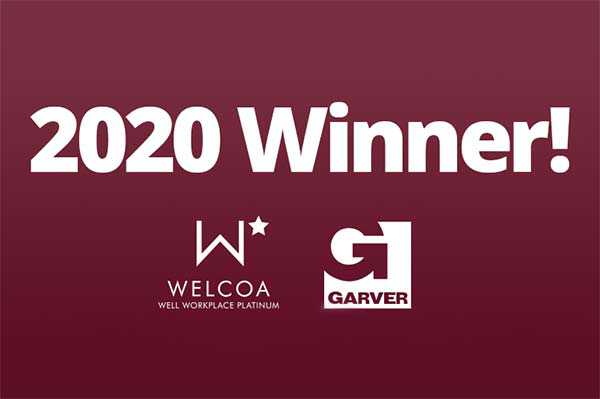 WELCOA names Garver a Platinum Well Workplace - Garver