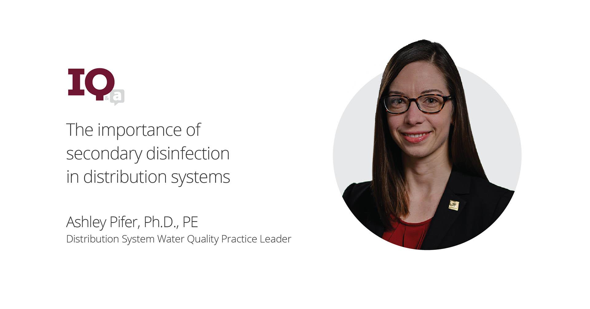 The importance of secondary disinfection in distribution systems - Garver