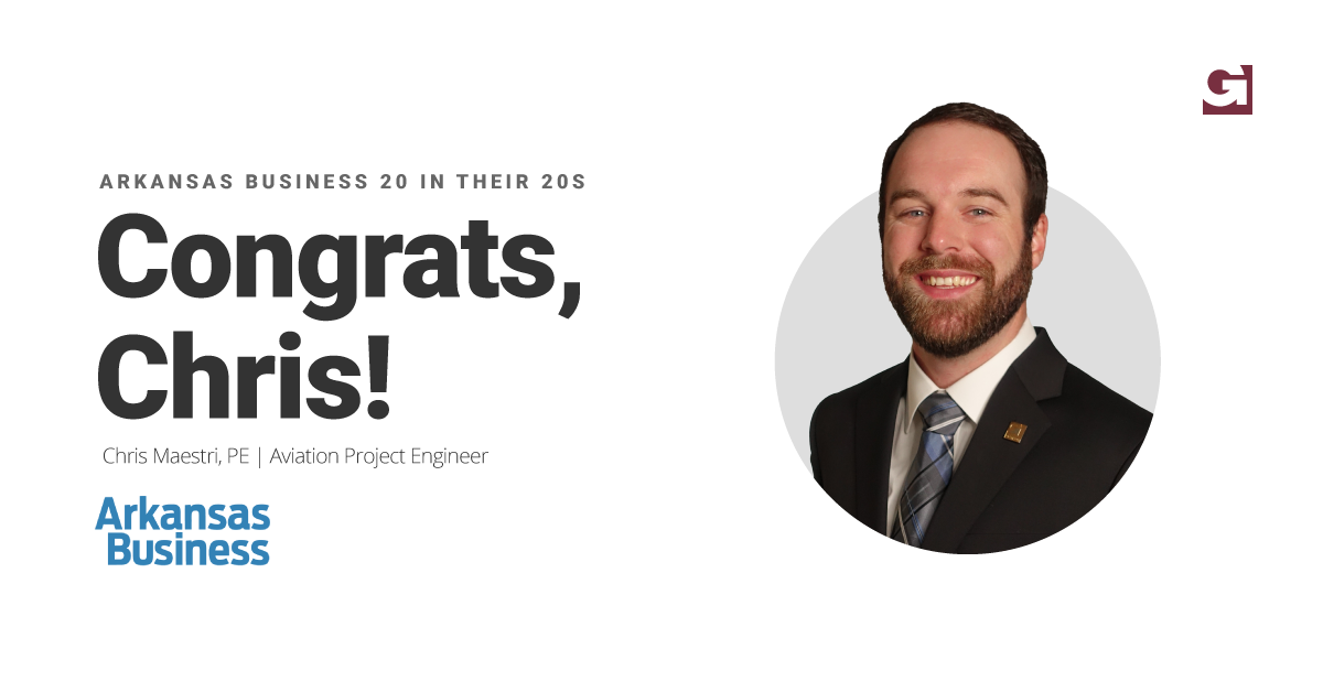 Maestri honored as one of Arkansas Business’ 20 in Their 20s - Garver