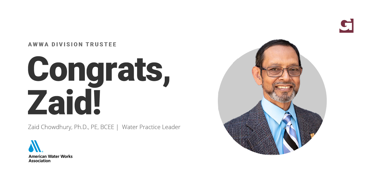 Chowdhury named AWWA Water Science and Research Division Trustee - Garver