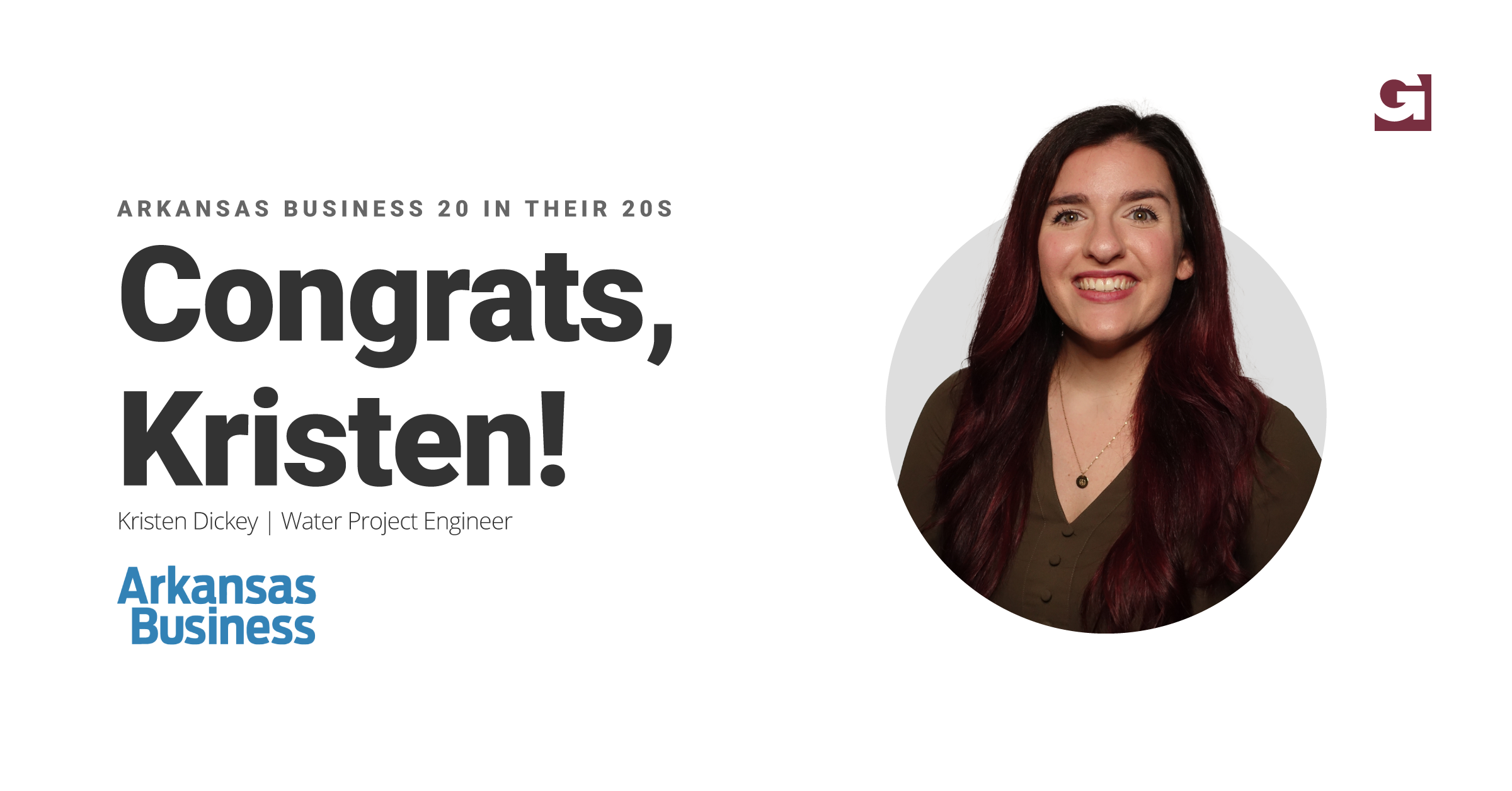 Dickey named to Arkansas Business 20 in Their Twenties - Garver