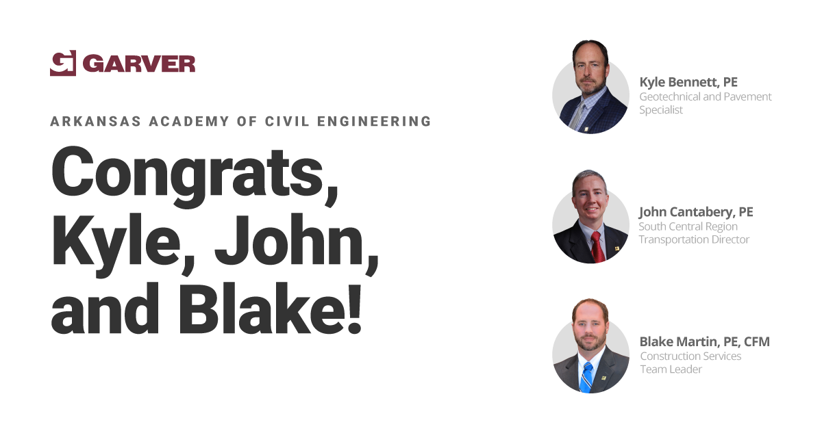 Cantabery, Martin, and Bennett inducted into Arkansas Academy of Civil ...