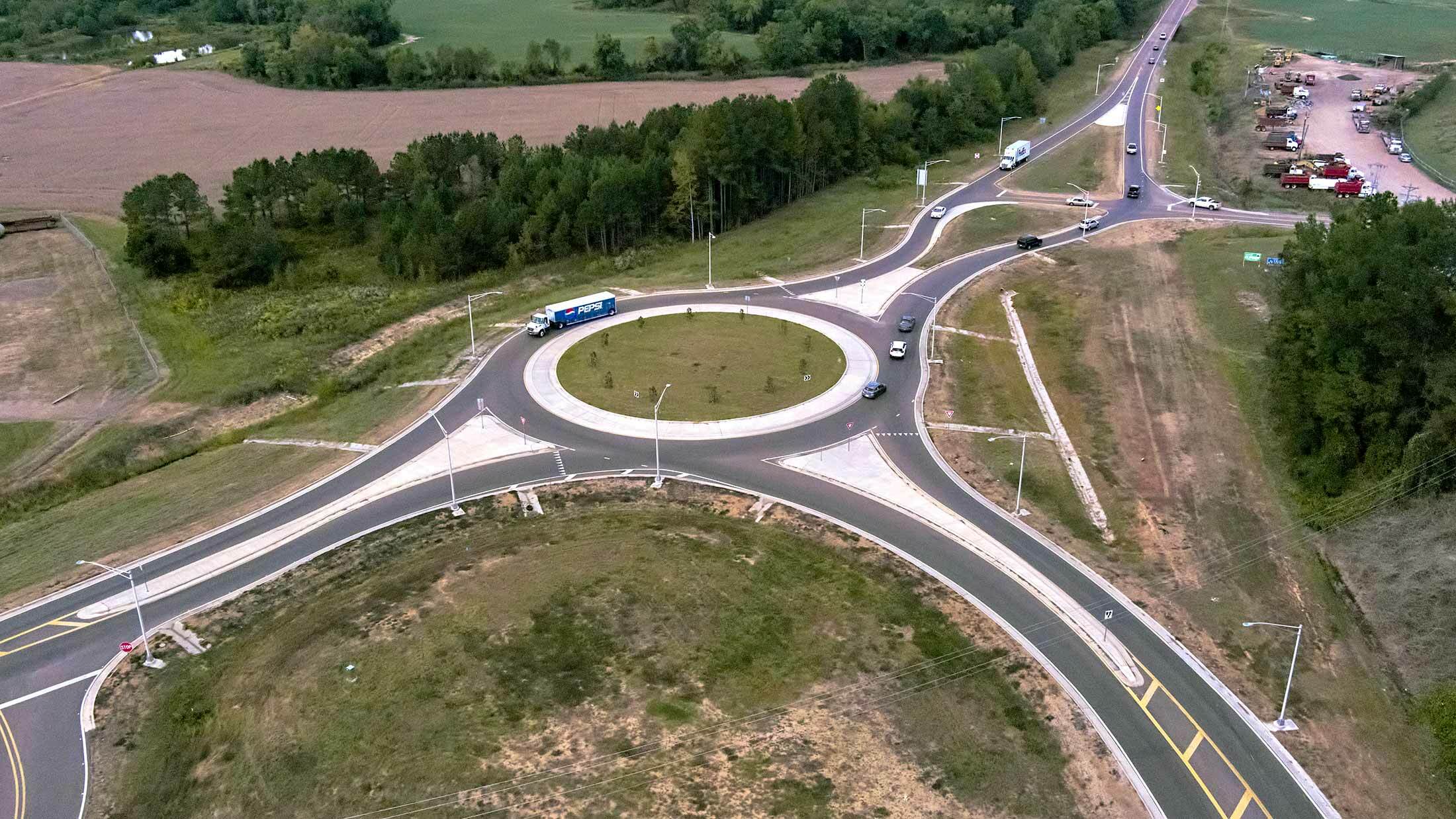 SR 7 at SR 9W Roundabout - Enhancing safety - Garver